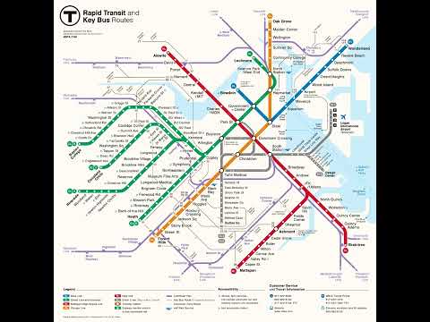 Boston Transit Map