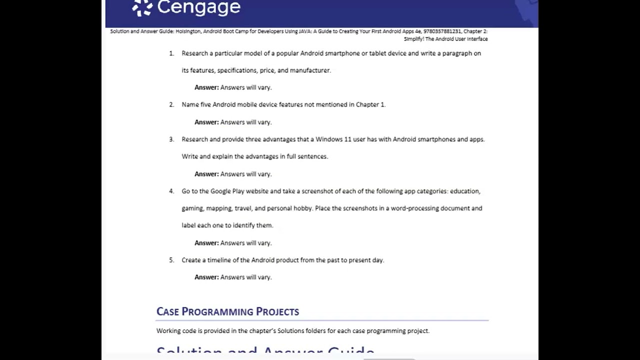 Android Boot Camp for Developers Using Java 4th Edition (2026 Update) 🚀 Complete Chapter