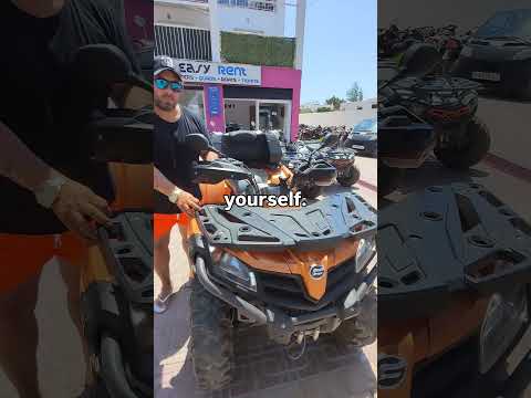 You won't find this 520cc quad elsewhere in Ibiza. rent it before it's gone!