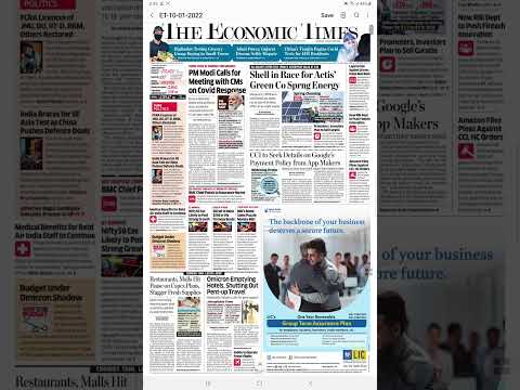 How to download Economic Times online for free
