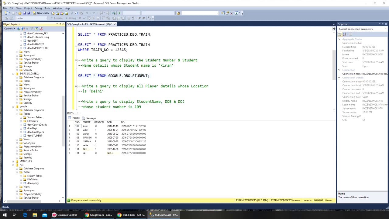 28 - SQL - QUERIES EXERCISE 1