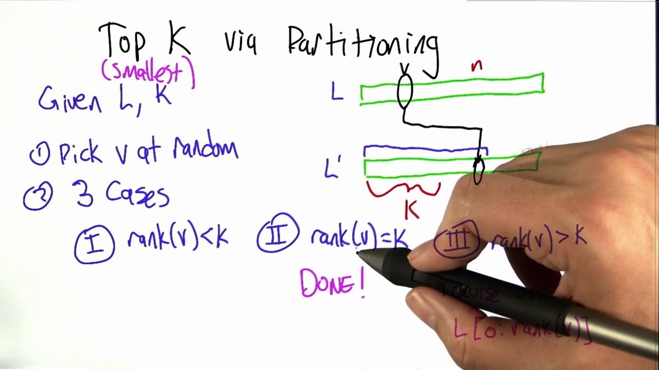 Three Partitioning Cases - Intro to Algorithms