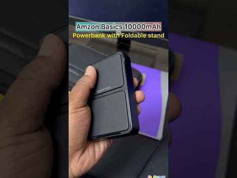 Amazon Basics 10000mAh 20W Fast Charging Power Bank and 15W Wireless Output | Type C Power Delivery