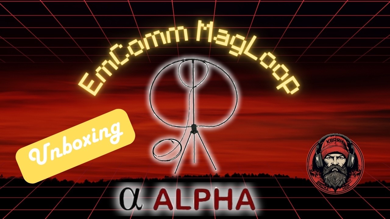 Alpha Antenna EmComm MagLoop Unboxing | Mighty Antenna in a Tiny Package