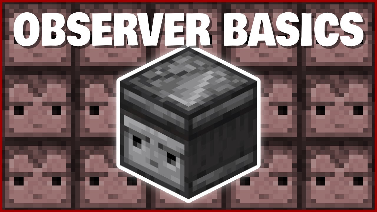 Minecraft Observer Basics | How to Use Observers!