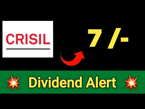 Crisil ltd Share Latest dividend news Today.Crisil Limited Stock Dividend news today.InvestForIndia
