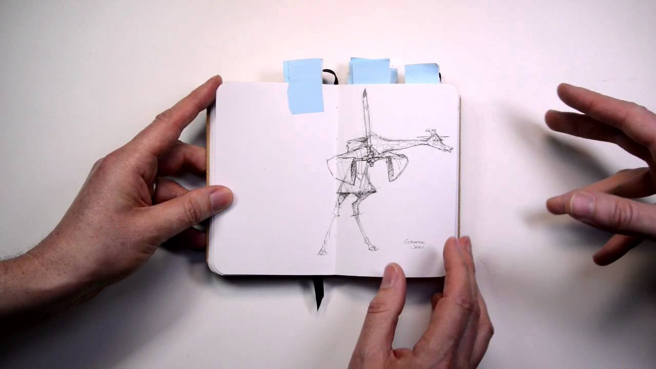 Chris Ayers and his amazing sketchbooks