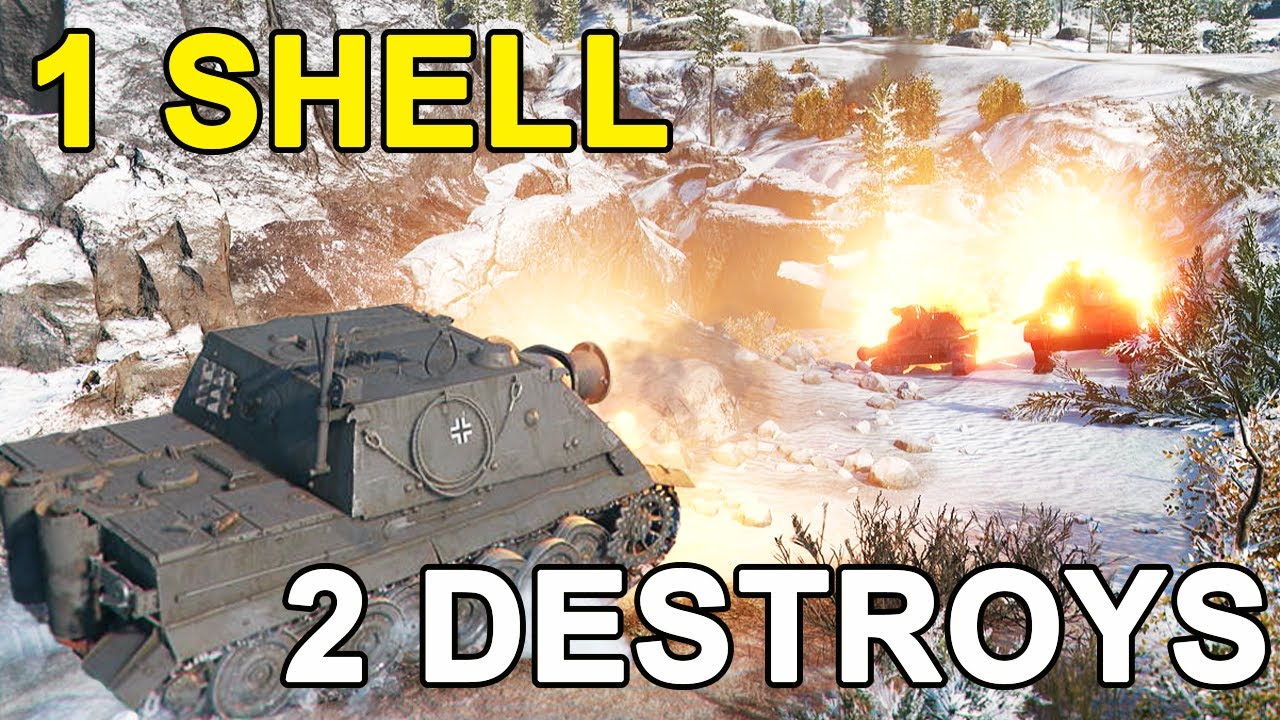 WOT Console: STURMTIGER 1 SHELL 2 DESTROYS
