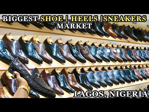 SHOE MARKET VLOG | This is the Biggest Quality Shoe | Sneaker | Heel Market in Lagos, Nigeria pt 2