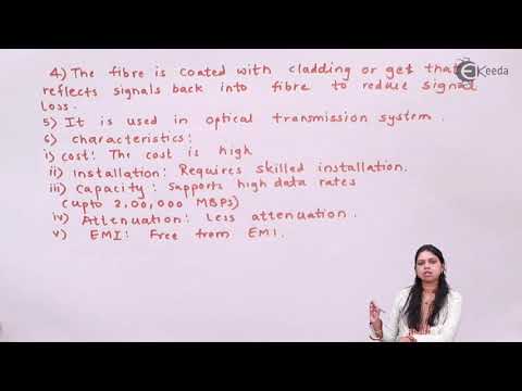 Fiber Optic Cable - Networking Technology - Computer Science Class 12