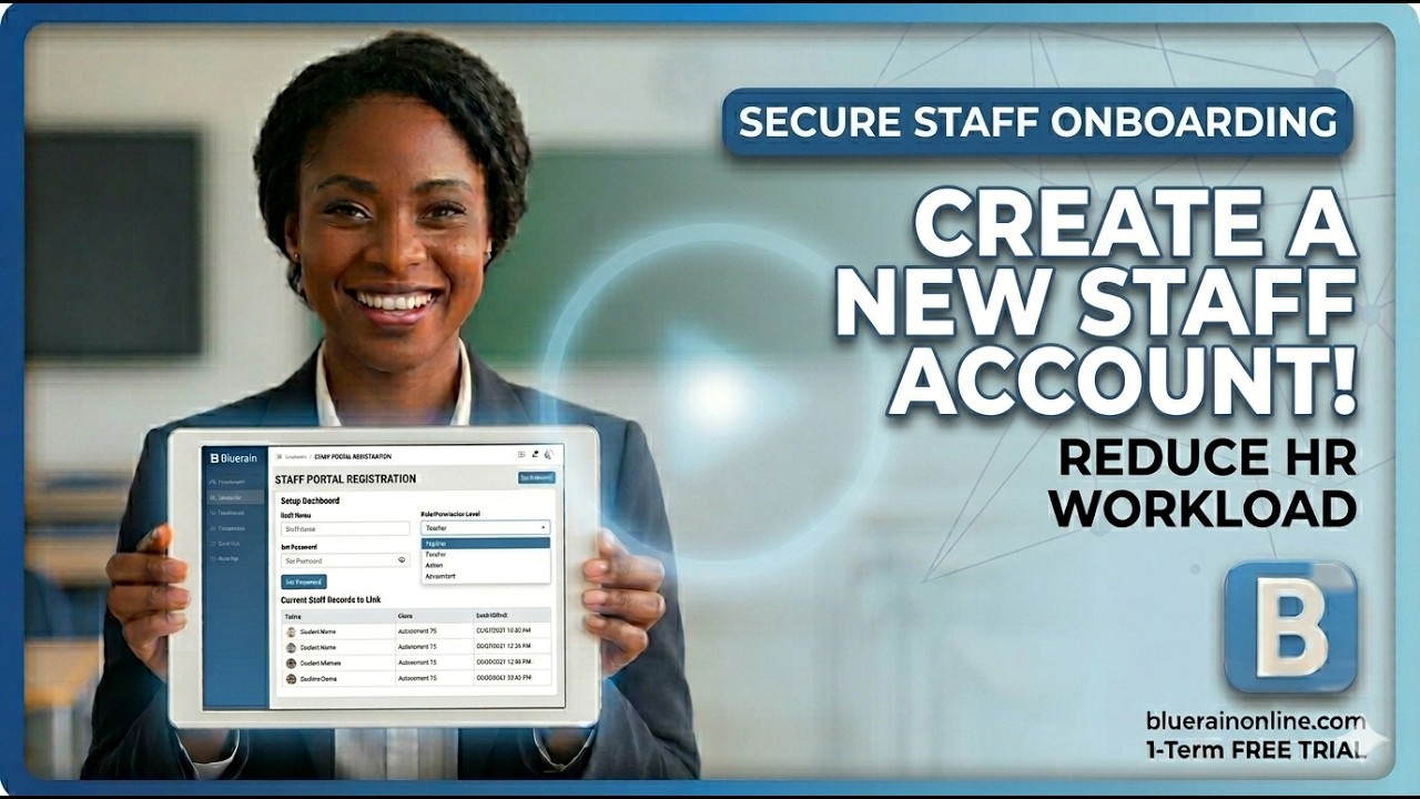 Creating Staff Accounts | Bluerain Tutorial