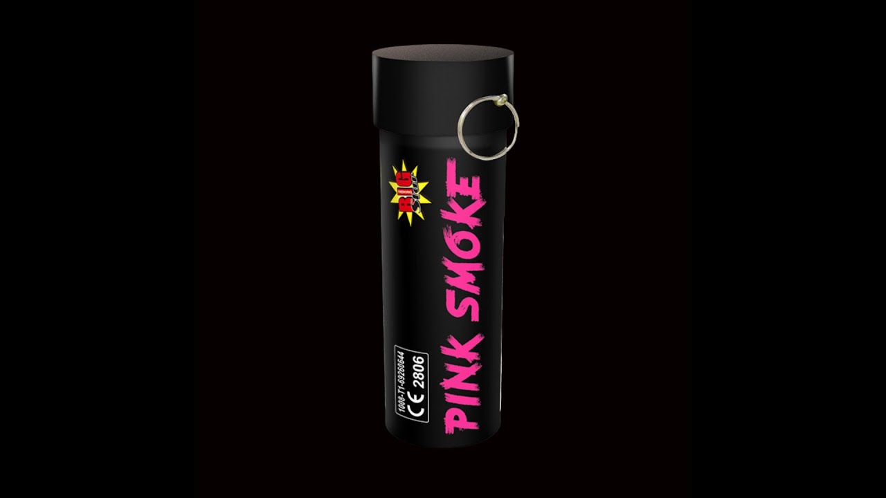 Coventry Fireworks King - Pink 60 Seconds Smoke Grenade - Big Star Fireworks