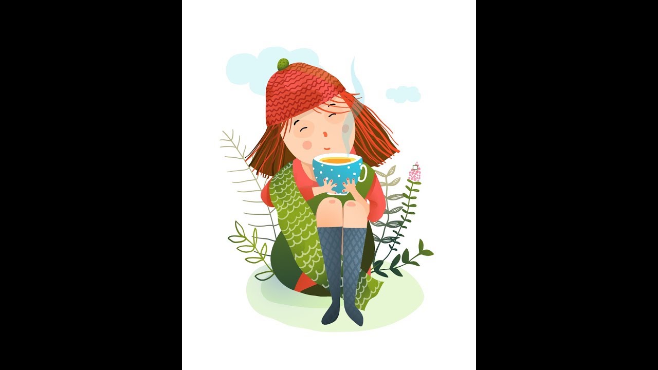 Vector Illustration work in progress time lapse