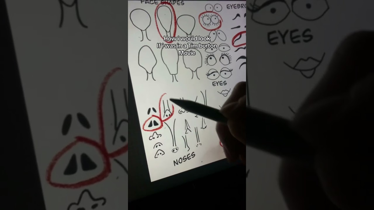 How i would look in a Tim burton Movie? #timburton #artstyle