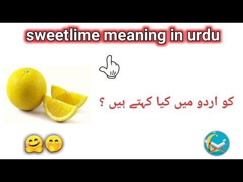 sweetlime meaning in urdu. Sweetlime Ko mein kya kahte hai. Sweetlime ka urdu matlab kya hai.