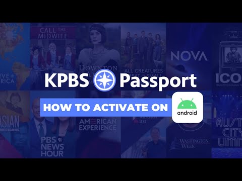 How to activate KPBS Passport on Android TV