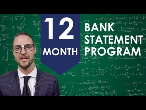 A Minute With The Mortgage Geek - The 12 Month Bank Statement Program
