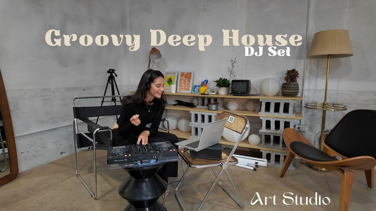 Groovy Deep House Flow | DJ Set | Studio Session Music | Art Gallery |  Chill & Dance
