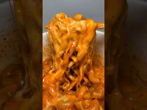 carbo buldak ramen with buldak mac and cheese gratin #asmr #koreanfood