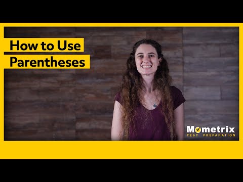 How to Use Parentheses