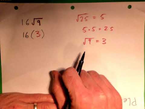 Calculate 16 times the square root of 9
