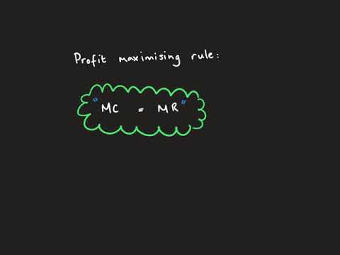 Microeconomics - MR = MC (profit maximizing function and how to set price in perfect competition)