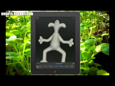 123D Creature - New iPad 3D Design App