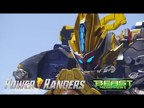 Power Rangers Official | All Zord Battles in Power Rangers Beast ...
