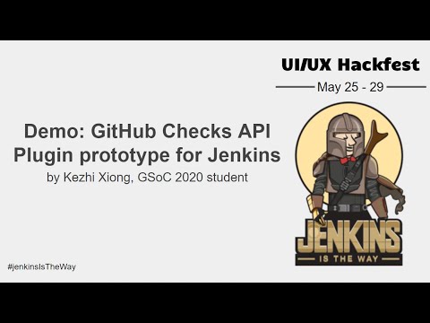 Demo: GitHub Checks API Plugin prototype for Jenkins