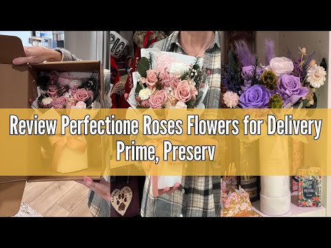 Review Perfectione Roses Flowers for Delivery Prime, Preserved Flowers, 100% Natrual Long Lasting Fl