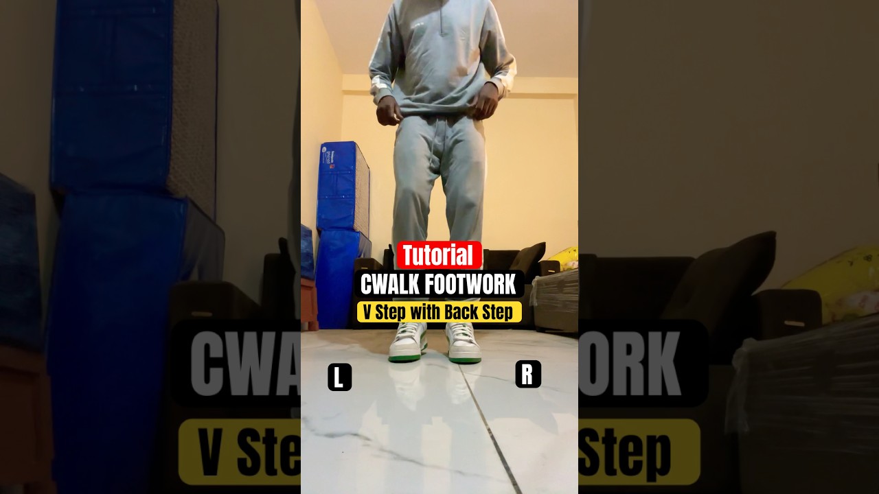 Cwalk Footwork V Step Back with Step #jddancetutorial #cwalk #cwalking #cwalktutorial #vstep
