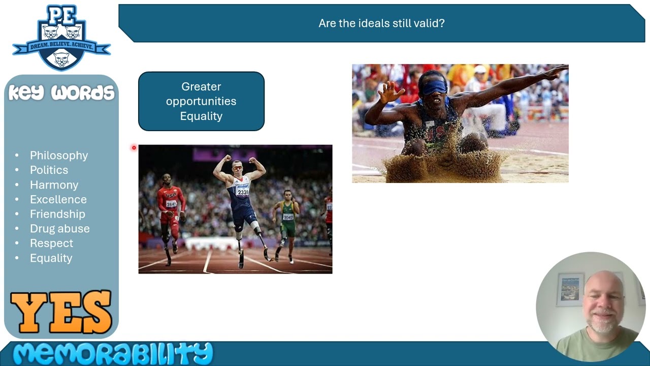 A-Level PE Olympic Ideals