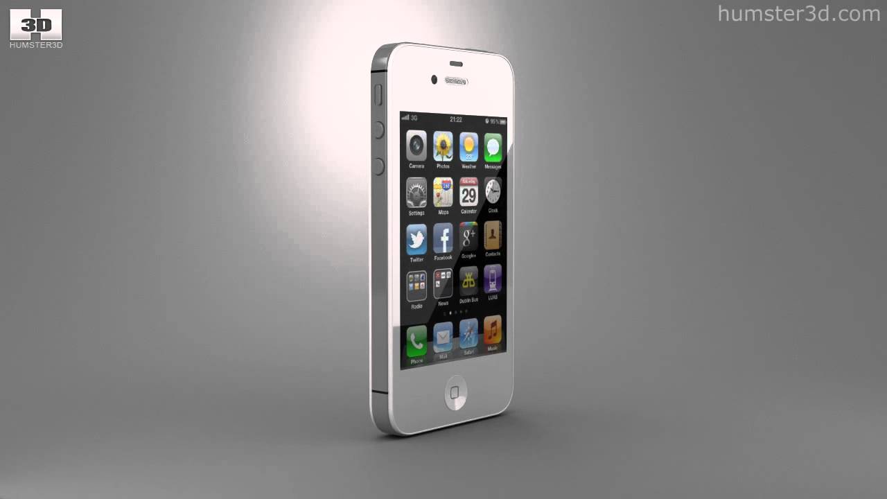 Apple iPhone 4s 3D model by 3DModels.org