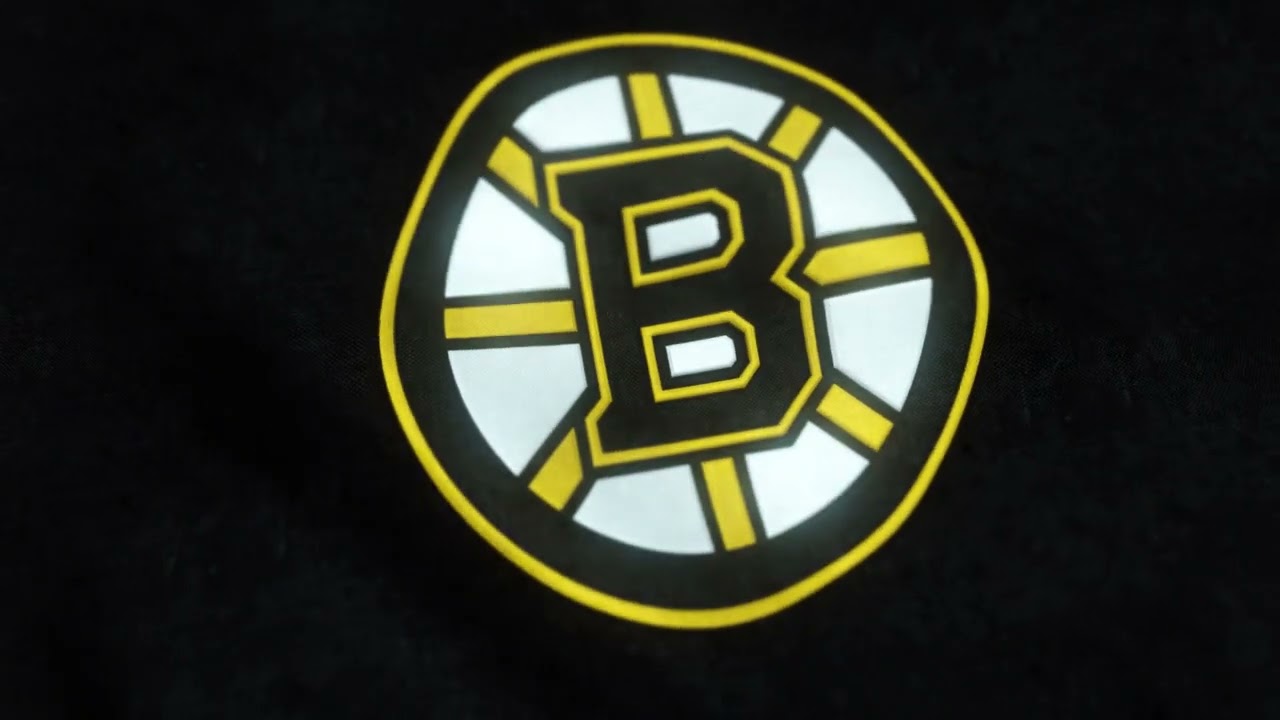 Boston Bruins Logo Flag Animation Loop