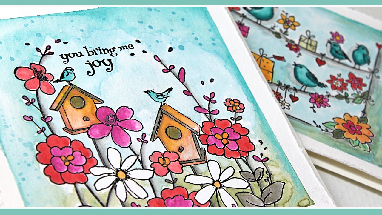 Simply Shimmerz, Simply Penny Black Stamping #3
