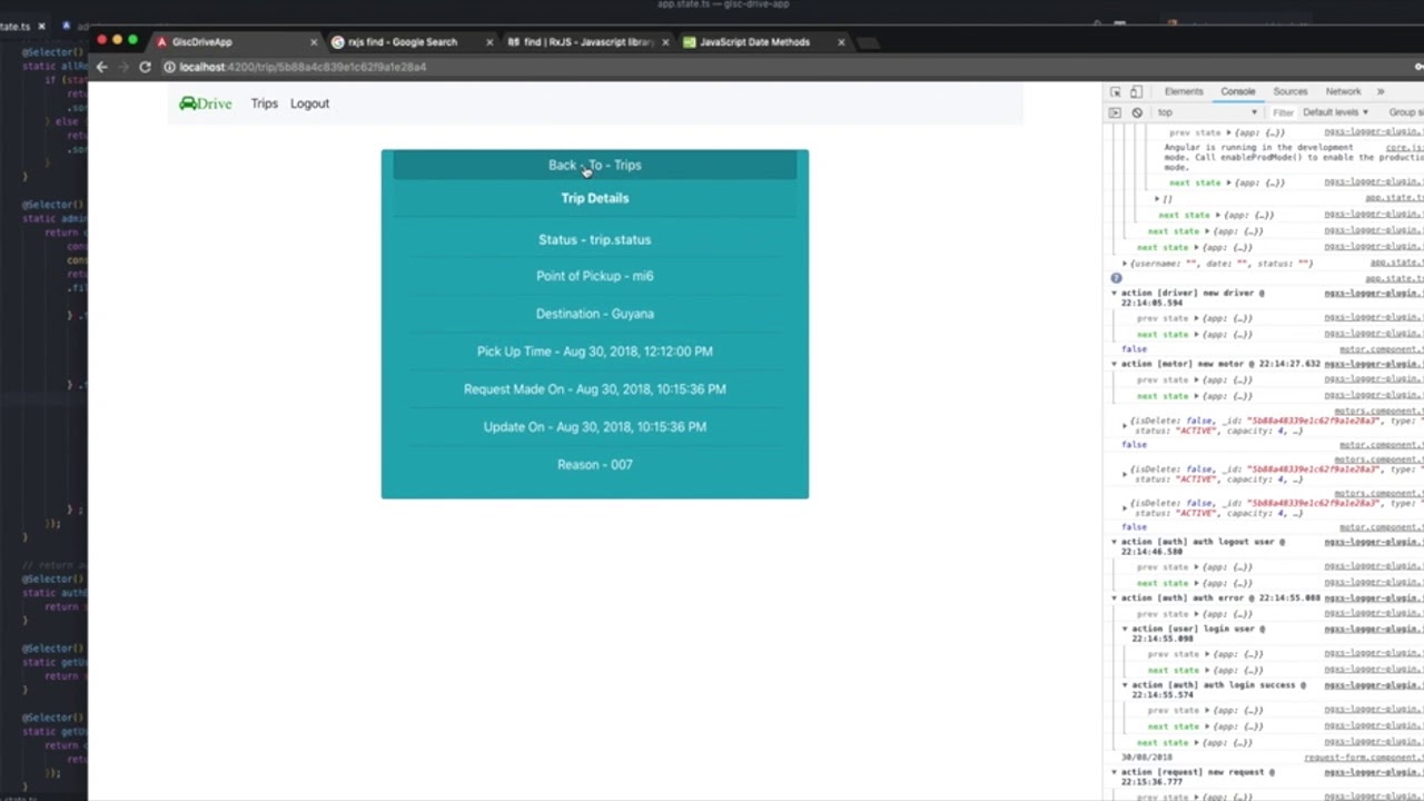 Angular 6 search filter NGXS