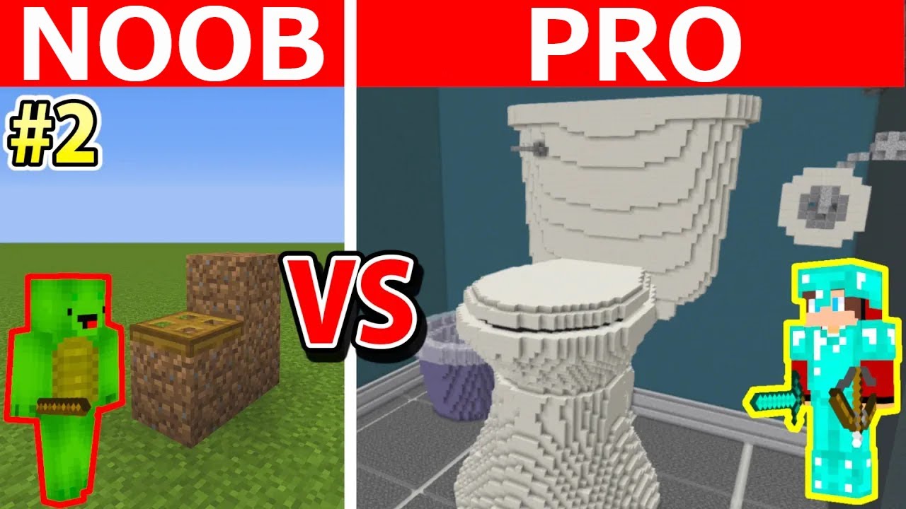NOOB vs PRO Episode 2: Hide and Seek in Toilet