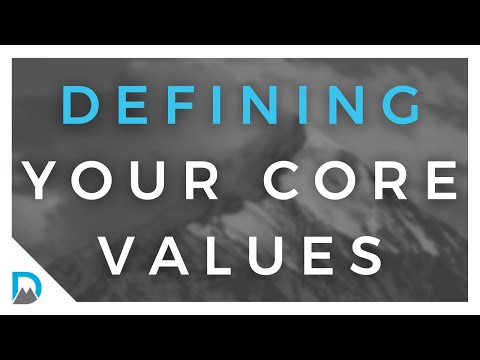 Defining your core values