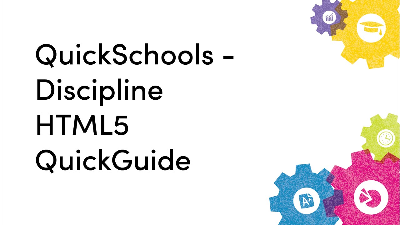 QuickSchools - Discipline HTML5 QuickGuide