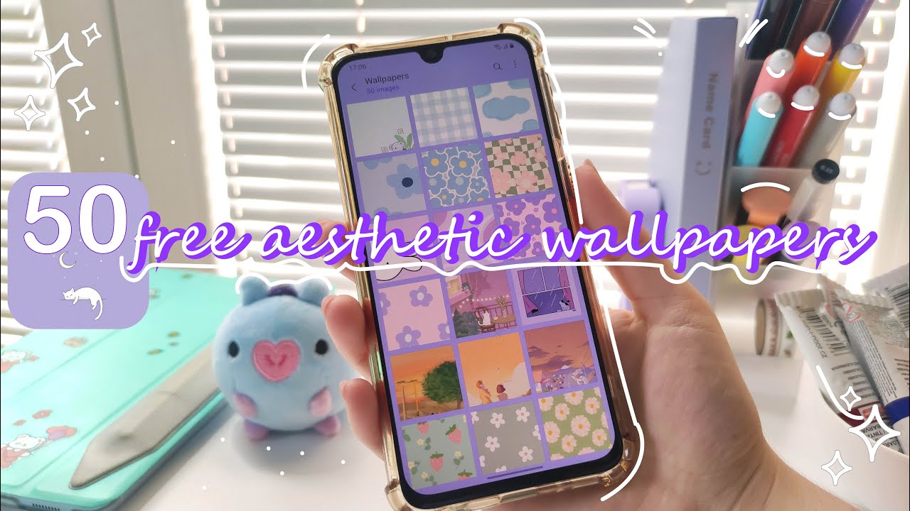 50 free aesthetic wallpapers | all different aesthetics & colors