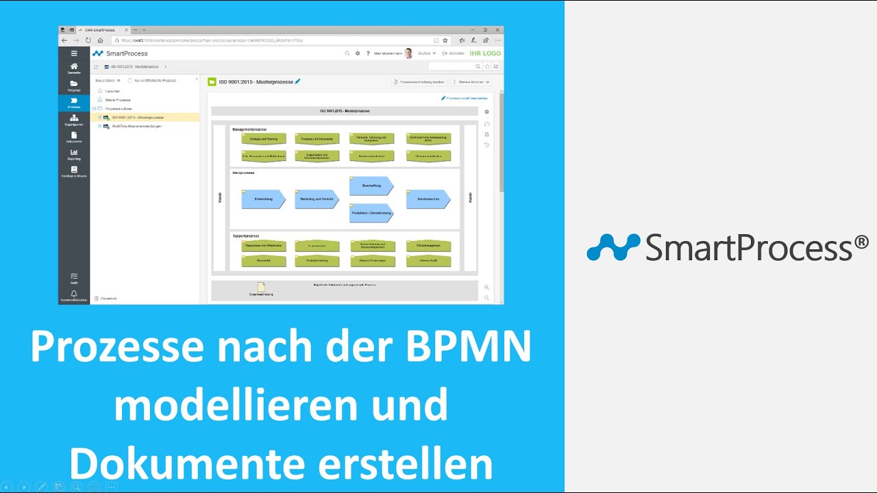 BPM-Software und QM-Software SmartProcess