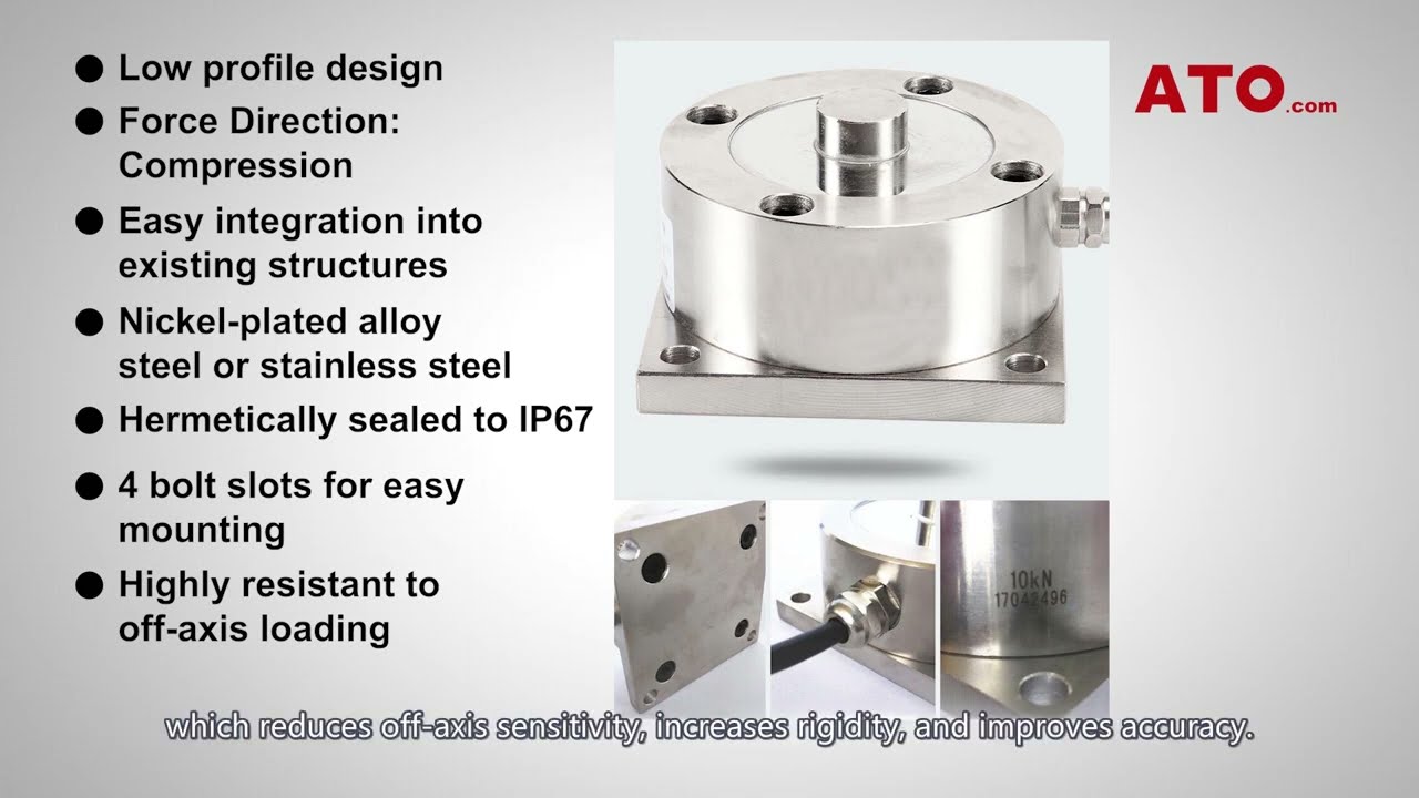 Pancake Compression Load Cell Model TJH-4A