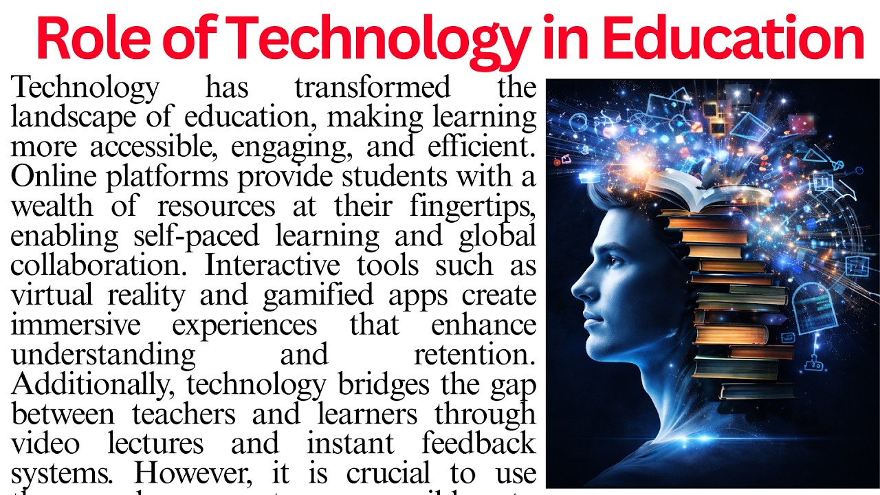 Role of Technology in Education | Impact of Technology on Modern Education | Reading Comprehension