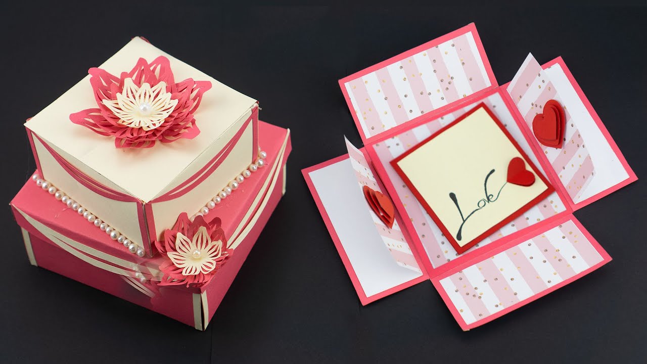 DIY Explosion Box for Mother’s Day | How to make Explosion box easy