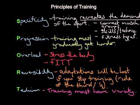 Principles of Training