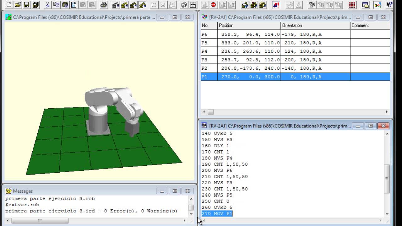 Example 3 Melfa Basic Cosimir