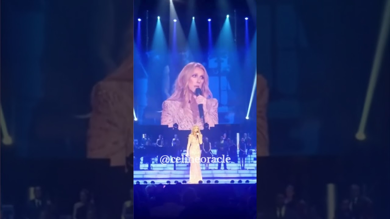 Celine Dion singing 