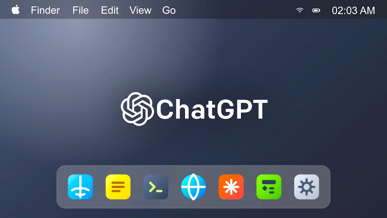 ChatGPT Makes an Operating System's GUI From Scratch