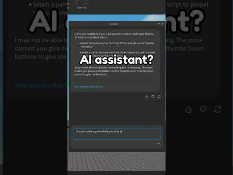 Roblox’s New AI Assistant Can Make Games For You.