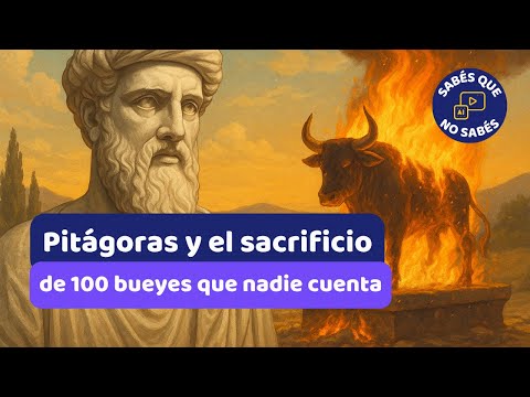 ¿Pitágoras mató 100 bueyes por un teorema?